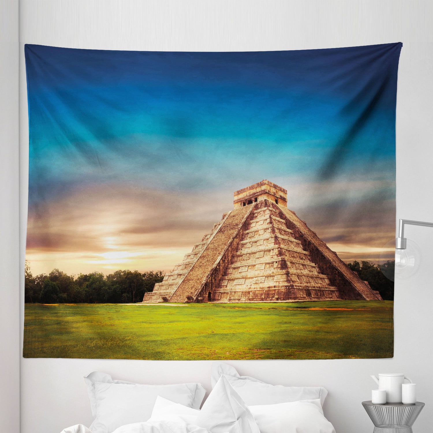 Travel Tapestry, Image of Kukulkan Pyramid in Chichen Itza Yucatan ...