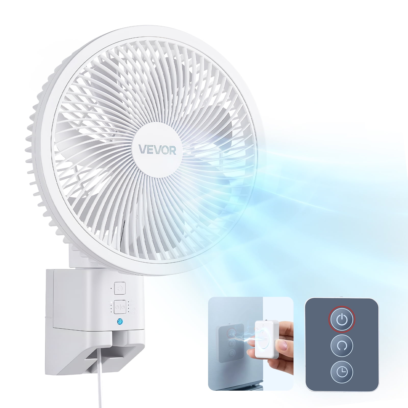 Click here for Vevor 8.5 In Wall Mount Fan  Oscillating Hanging F... prices