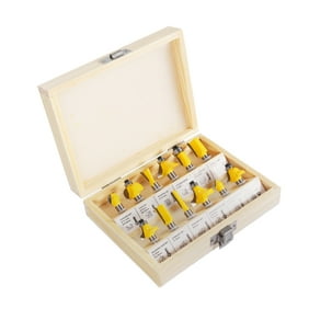 5 Bit Dovetail Router Bit Set - 1/4" Shank - Yonico 14520q - Walmart.com