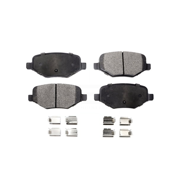 Rear Ceramic Disc Brake Pads TEC-1377 For Ford Explorer Edge Taurus ...