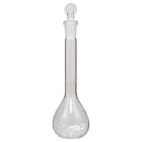 Volumetric Flask with Plastic Stopper, 25ml Capacity by Go Science ...