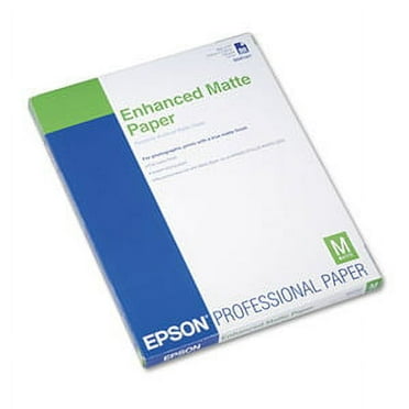 Epson Premium Matte Presentation Paper, 45 lbs., 8-1/2 x 11, 50 Sheets ...