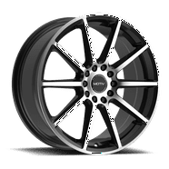 XXR 550 18 Hyperblack Wheel / Rim 5x100 & 5x4.5 with a 36mm Offset and ...
