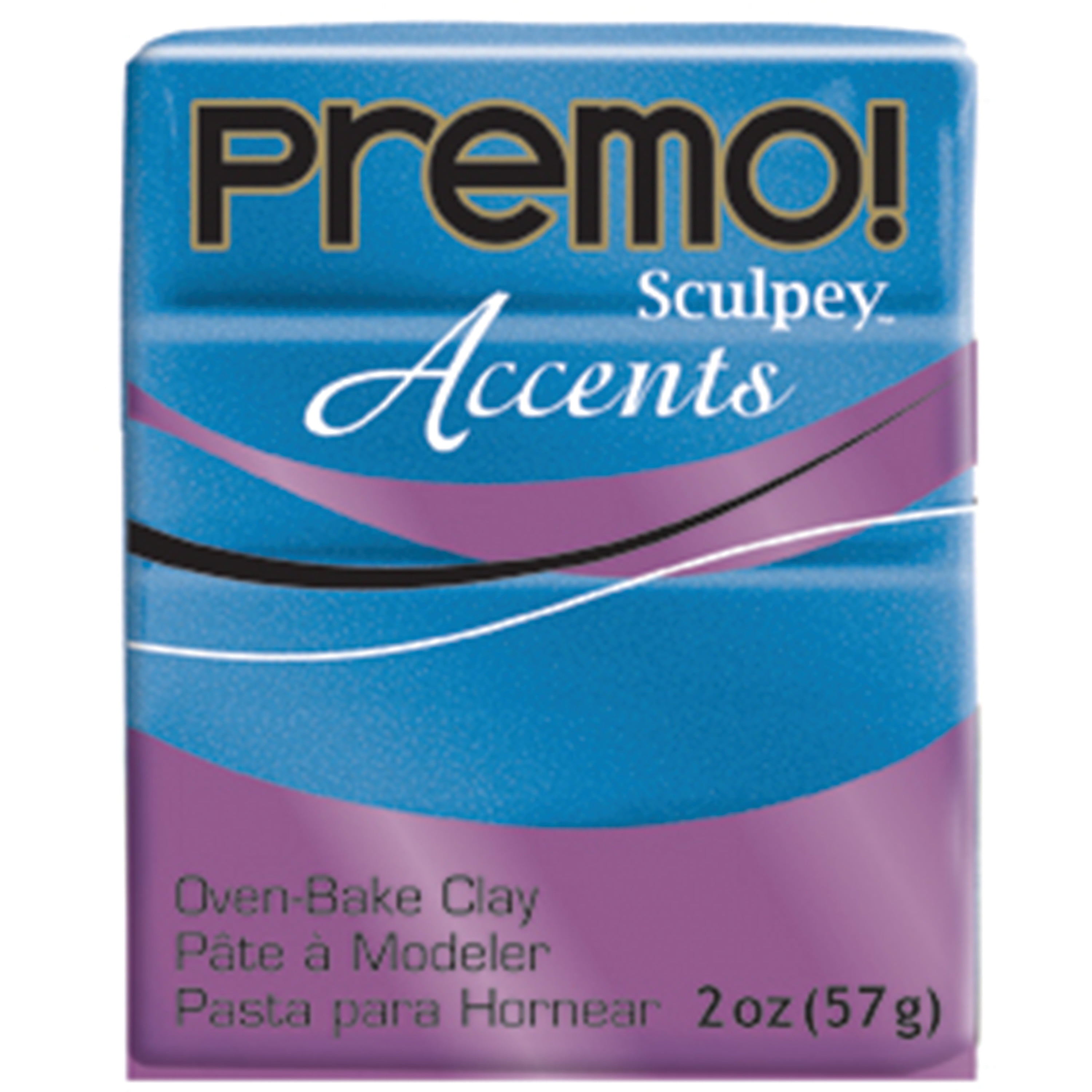 Premo! Sculpey Modeling Clay, 2 oz., Blue Glitter - Walmart.com ...