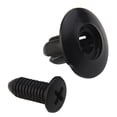 100pcs 8mm Universal Auto Plastic Screw Fasteners Car Fender Buckle ...