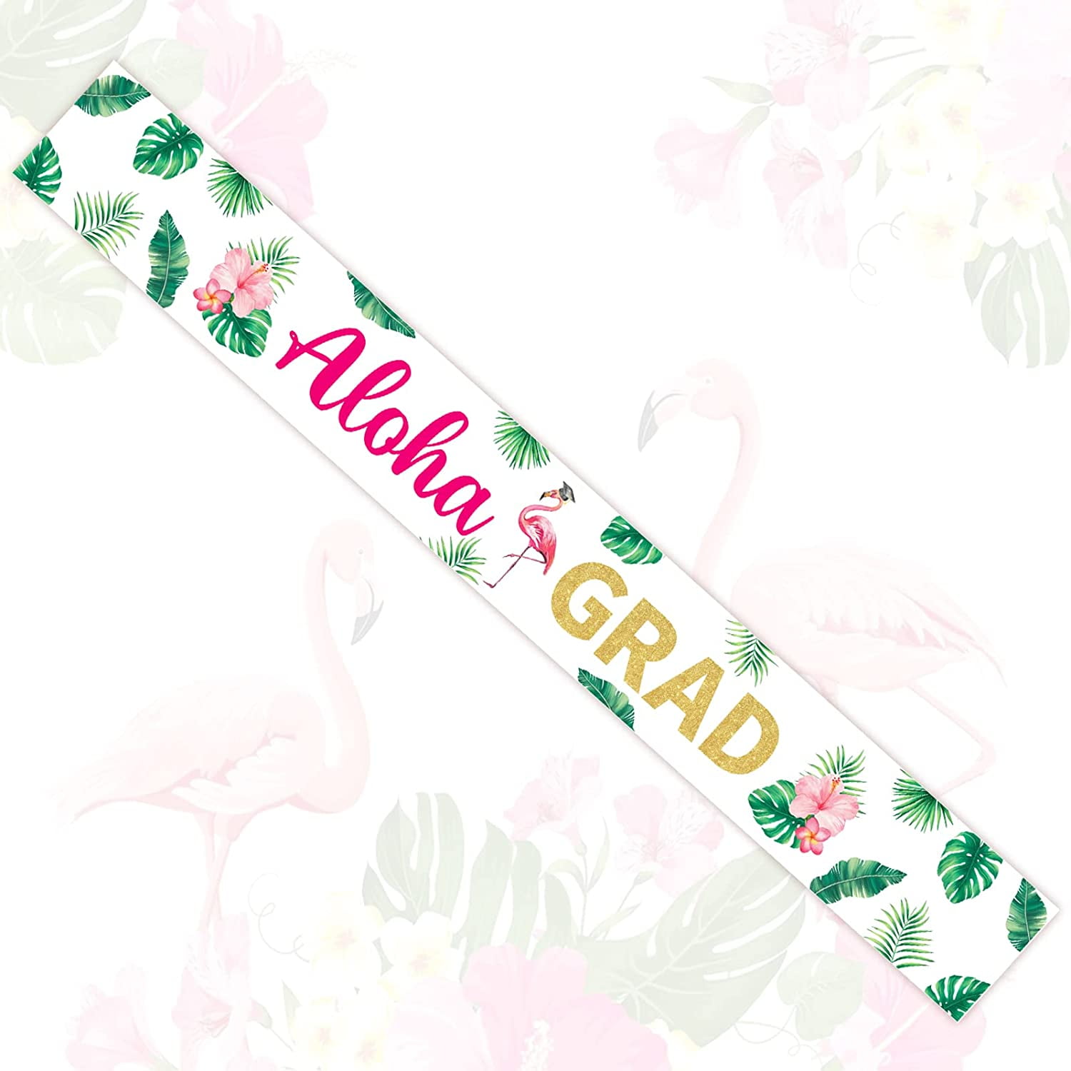 Tropical Graduation Party Decorations Tropical Graduation Sash, Summer ...