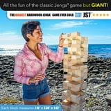 Jenga Giant - JS7 Oversized Extra Large Hardwood Stacks Up to 5 feet ...