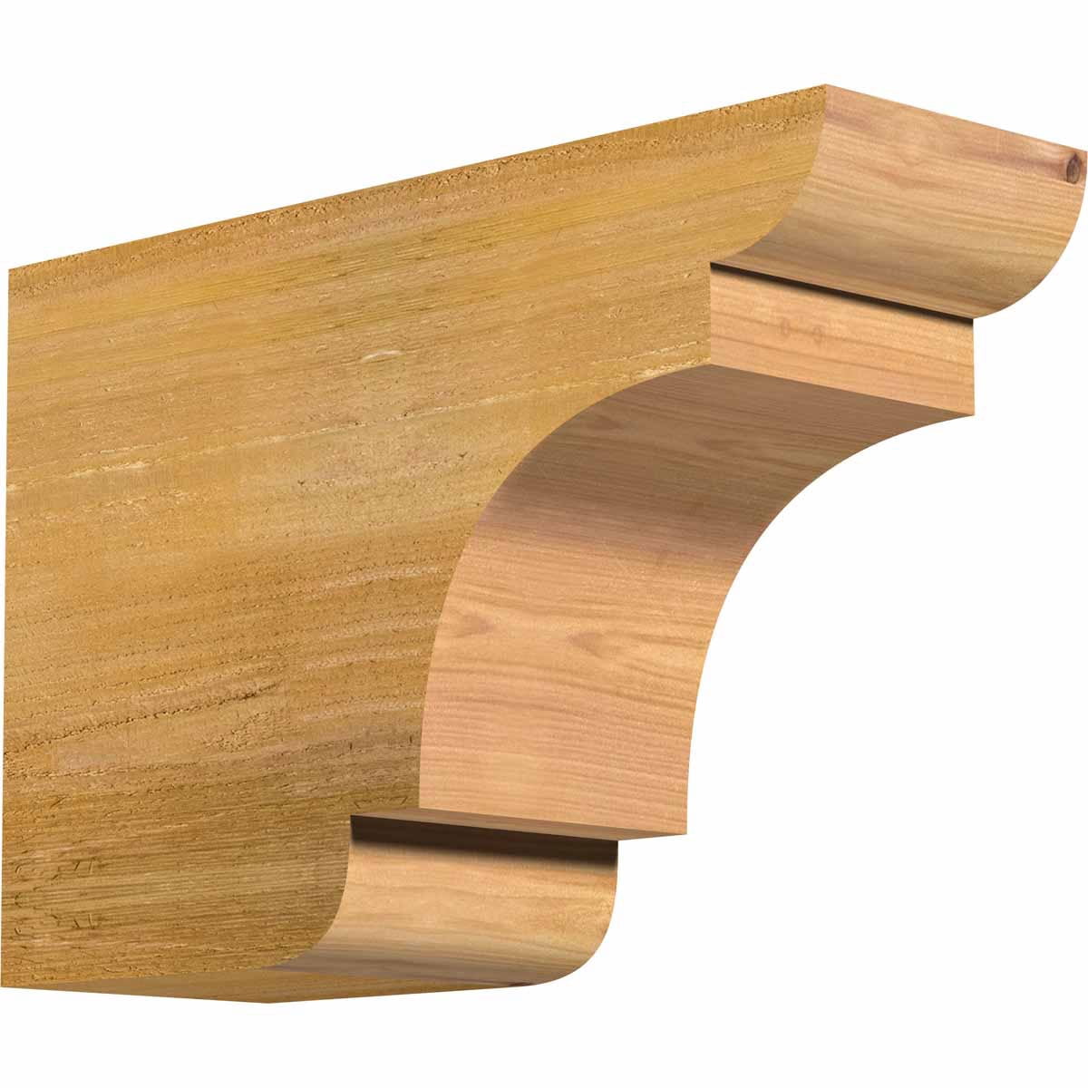 6"W x 12"H x 18"L New Brighton Rough Sawn Rafter Tail, Western Red ...