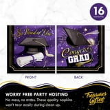 Purple Graduation Party Supplies Complete Set for 16 Guests - Walmart.com