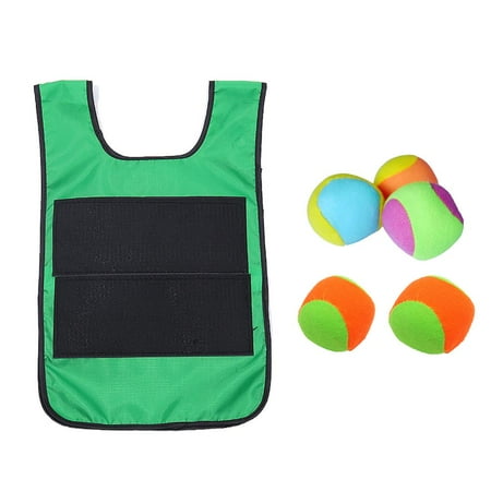 Unatoiry Vest Sticky Ball Toy Throwing Game Props Home Kindergarten ...