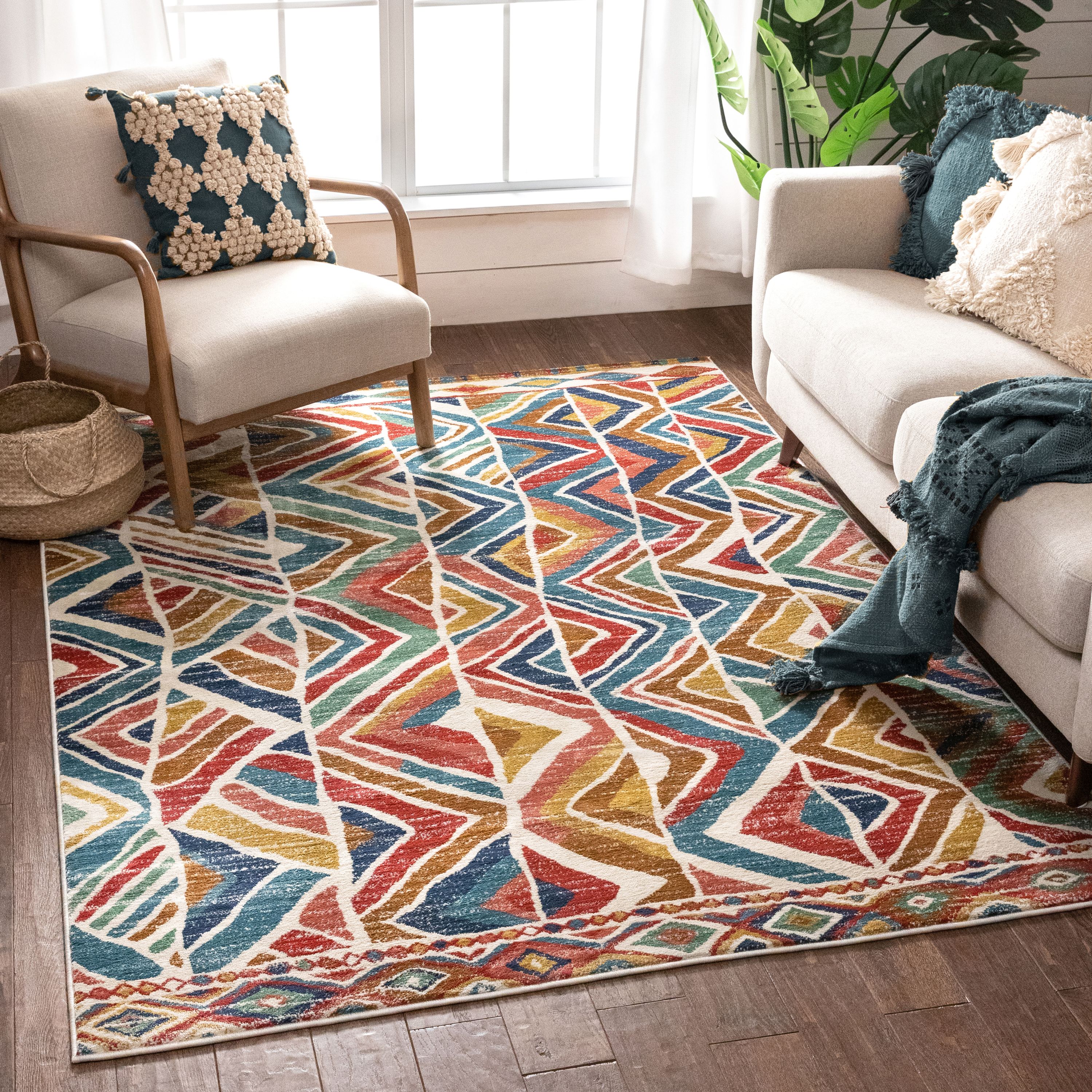 Well Woven Lina Multi Traditional Geometric Area Rug 5x7 5 3 X 7 3 Well Woven Lina Multi Traditional Geometric Area Rug 5x7 5 3 X 7 3