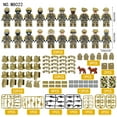 20 Pcs Cavalry Troops Military Camouflage Special Forces Minifigures Building Block Toys ...