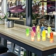 Night Lights Transparent Tears shaped LED Candles for Bedside and ...