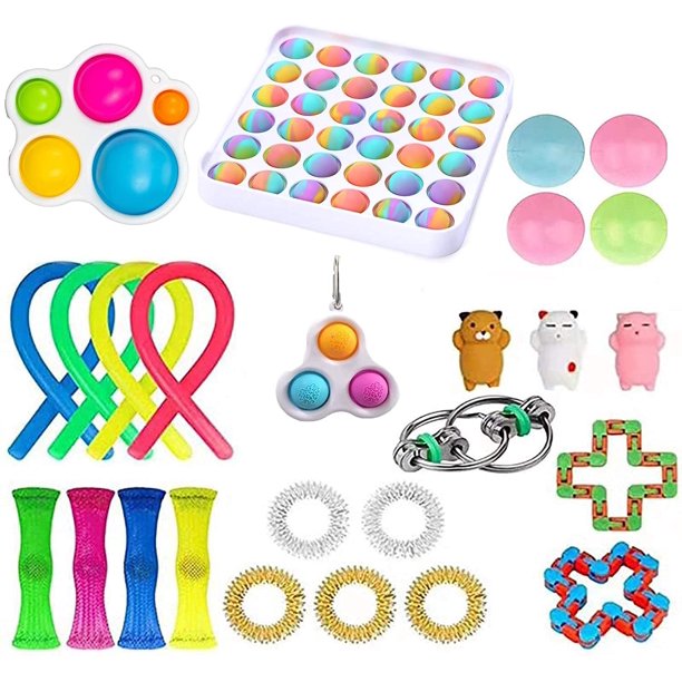 25Pcs Fidget Toys Pack, Cheap Sensory Fidget Toys Set Figetget Toys ...