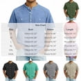 LODIENY Cowboy Washed Shirts for Men with Two Pockets Short Sleeve ...