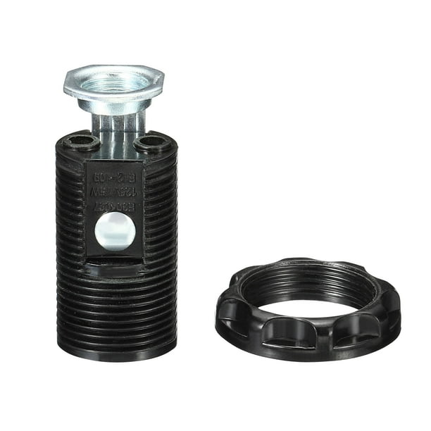 E12 Lamp Holder E12 Candelabra Socket,TWDRTDD Black 3-Pack Candelabra ...