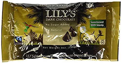 Lily's Dark Chocolate Chips- 2Pack ( 9 OZ Each) - Walmart.com