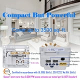 DIGI MISTER Duct Mount Whole House Humidifier, UV-C LEDs, 1000-3500 sq ...