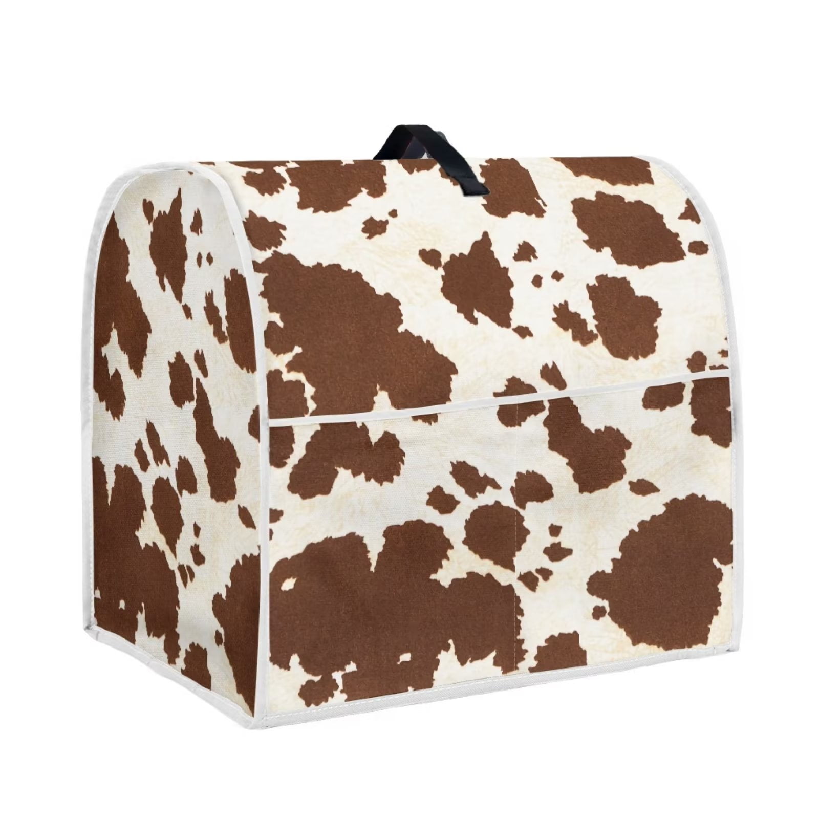 NETILGEN Brown Milk Cow Print Blender Covers Polyester Kitchen Small ...