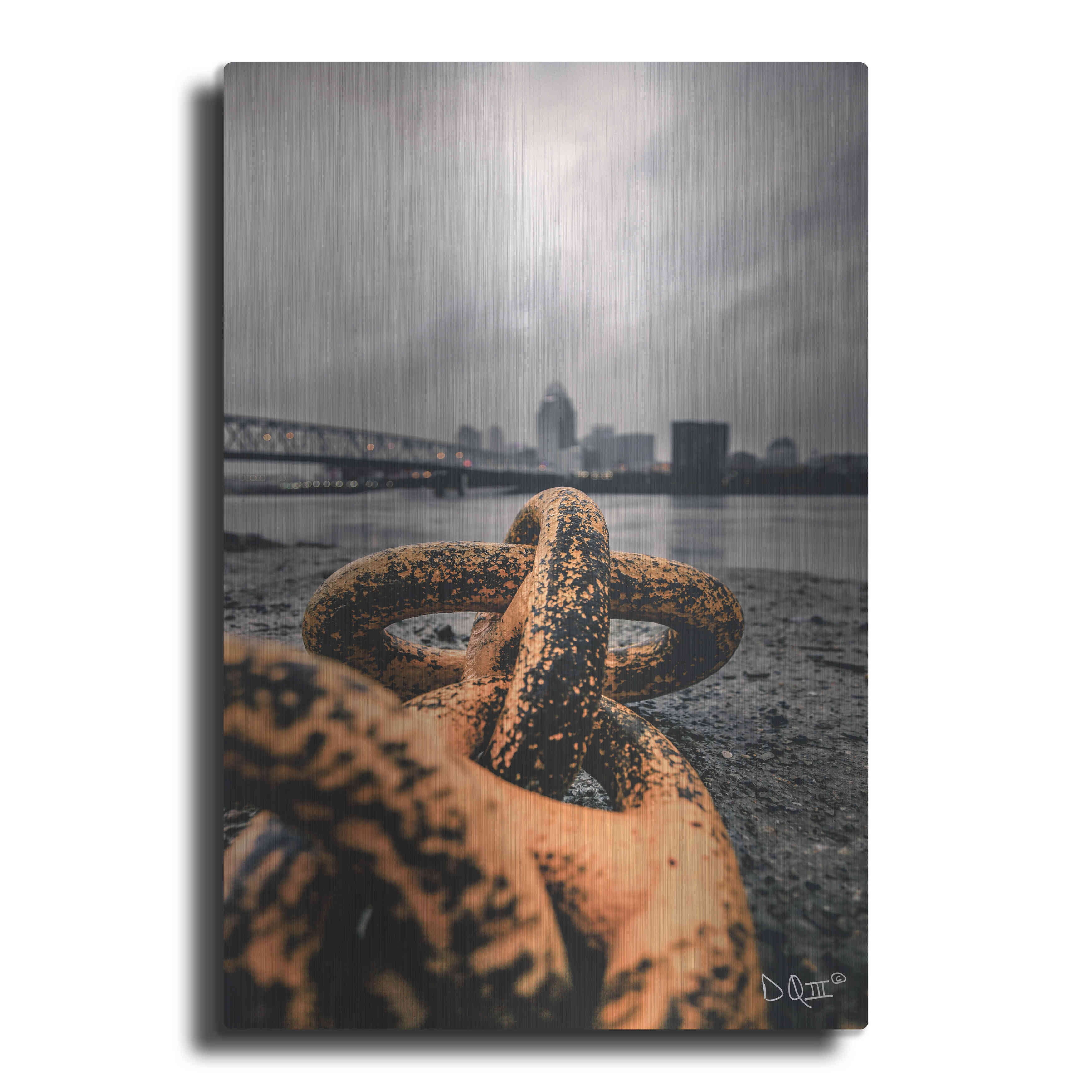 Luxe Metal Art 'Don't Break' by Donnie Quillen Metal Wall Art, 24"x36 ...