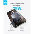 Anker USB-C Car Charger, 75W Max Ultra-Compact Type-C Fast Car Charger ...