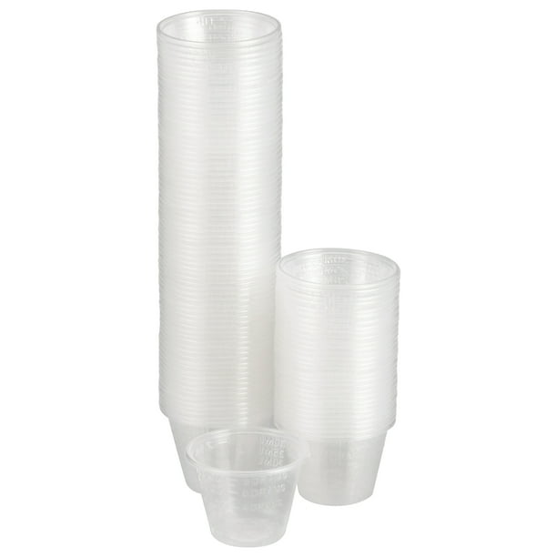 McKesson Medicine Cups - Disposable Plastic, Clear, Graduated Cup - 1 ...