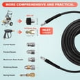 Sewer Jetter Kit for Washer,Water Jet Drain Cleaning Hose with Corner ...