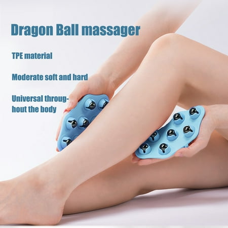 Seven Beads Steel Ball Massager Back Leg Steel Ball Facical Massage ...