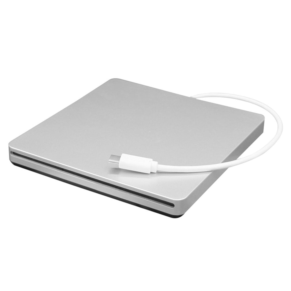 External CD DVD Drive USB Type-C Portable CD DVD RW Drive Slim DVD/CD ...