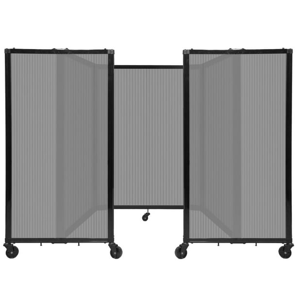 Versare Polycarbonate Room Divider 360 Portable Wall Partition ...