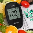 LPOW Blood Glucose Monitor Kit, 100 Glucometer Strips, 100 Lancets, 1 ...