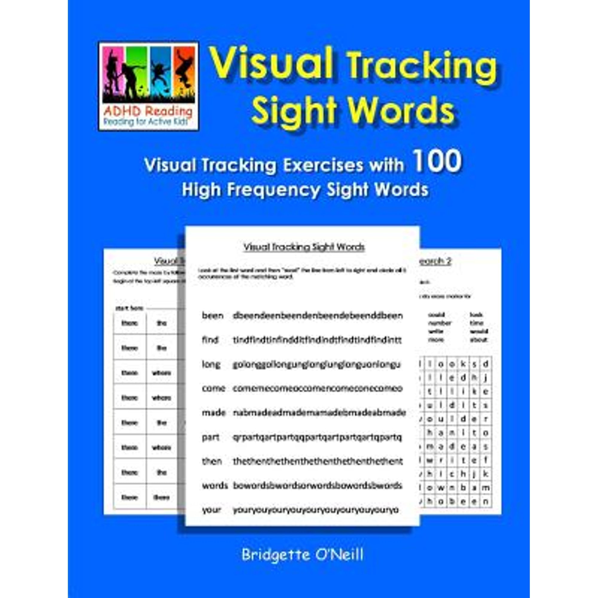 Pre-Owned Visual Tracking Sight Words: Visual Tracking Exercises with ...