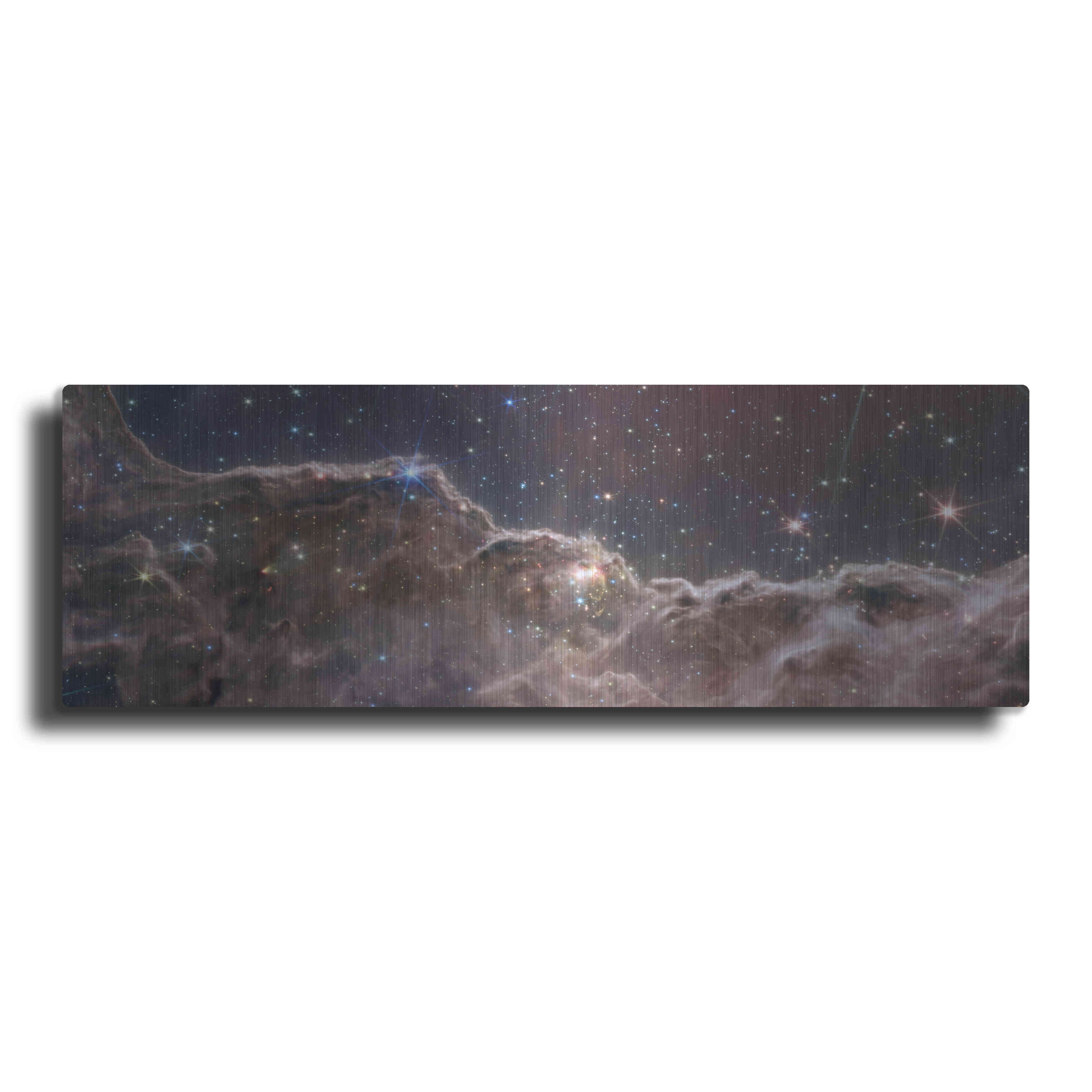 Luxe Metal Art 'Cosmic Cliffs in the Carina Nebula' by NASA, Metal Wall ...