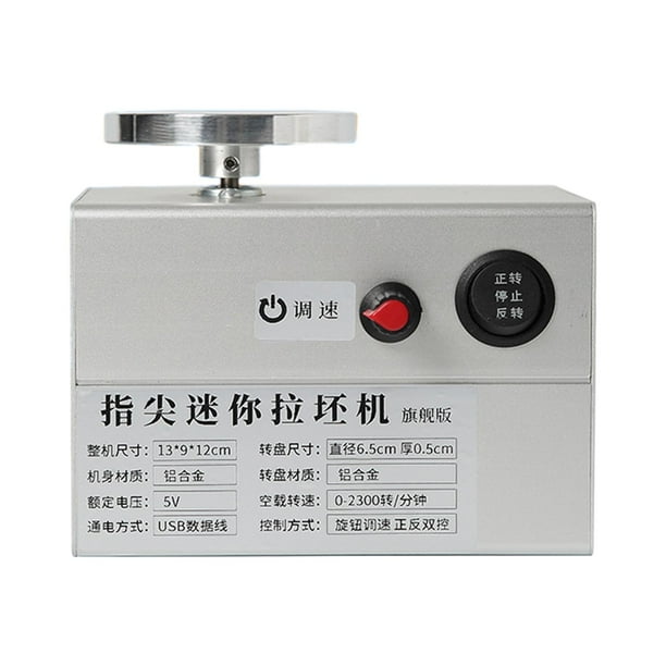 Mini torno de cerámica, máquina de arcilla compacta pequeña eléctrica ...