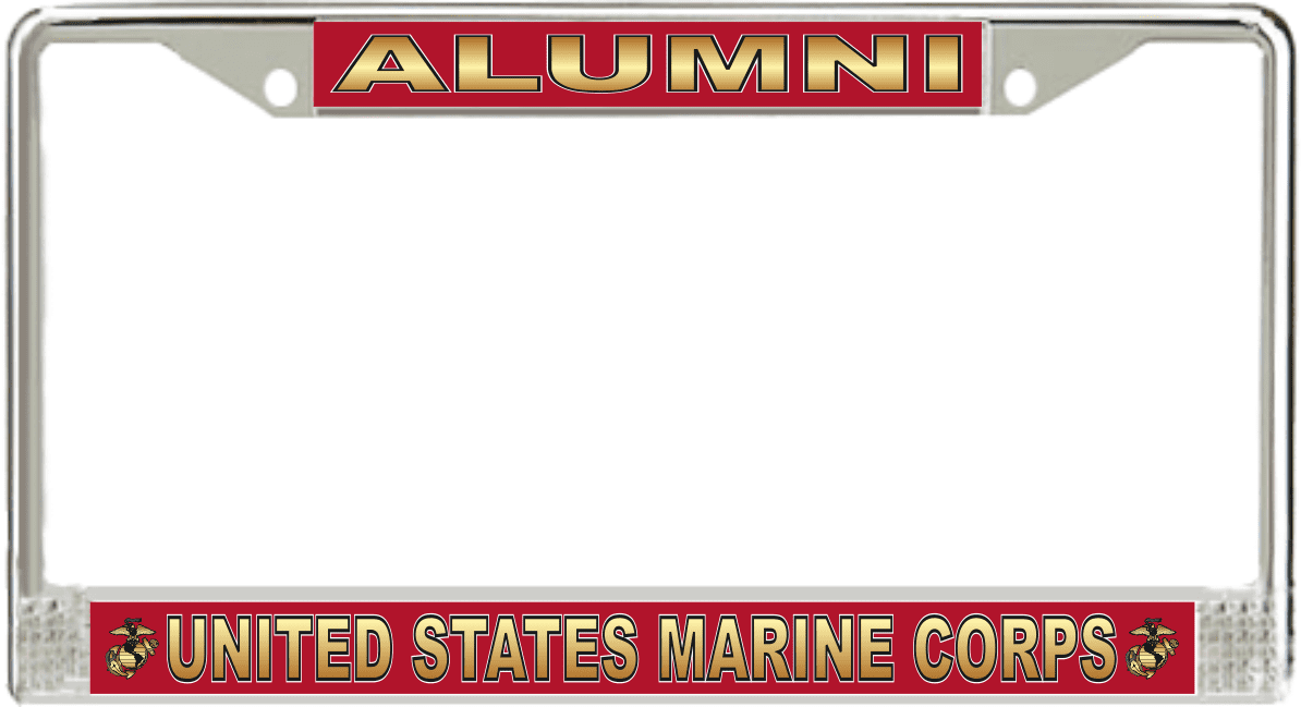 USMC 'Alumni' License Plate Frame - Walmart.com