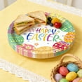 B Pack Of 20 Easter Party Plates With Holiday Themed Designs, Durable ...