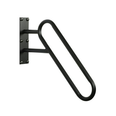 BENTISM Wrought Iron Handrail Stair Railing Fit 3 Steps Adjustable Hand ...