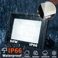 50 outdoor floodlights, 7000 lumens brightness work light with 6 feet ...