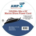 Amp Up Marine & RV 125/250v 50a 25' Shore Power Extension Cable, Yellow - Walmart.com