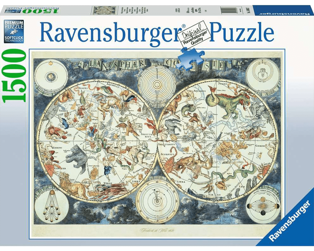 Rompecabezas Ravensburger 1500 pzs Mapa Fantástico Ravensburger 16003 ...