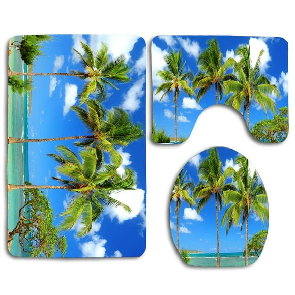 Palm Tree Bath Decor