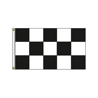 Checkered Triangle Pennant - Black/White - Walmart.com