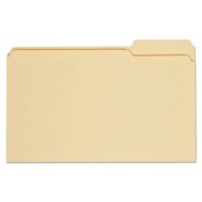 Office Manila File Folders, Single Ply Top Tab, 1/3 Cut Third Position ...