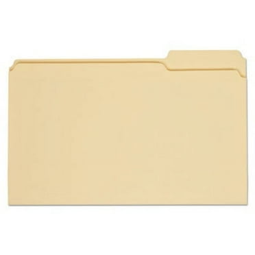 Office Manila File Folders, Single Ply Top Tab, 1/3 Cut Third Position ...