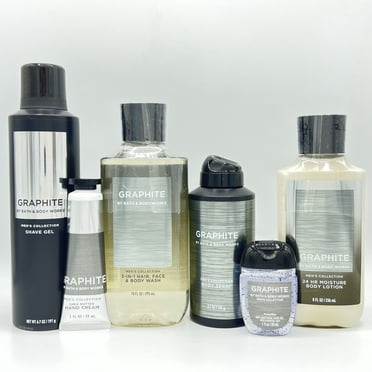 Bath and Body Works Men's Collection Graphite Trio Gift Set - Body ...