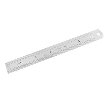 Double Edge Measuring Tool Metric 15CM 5.9" Stainless Steel Straight ...