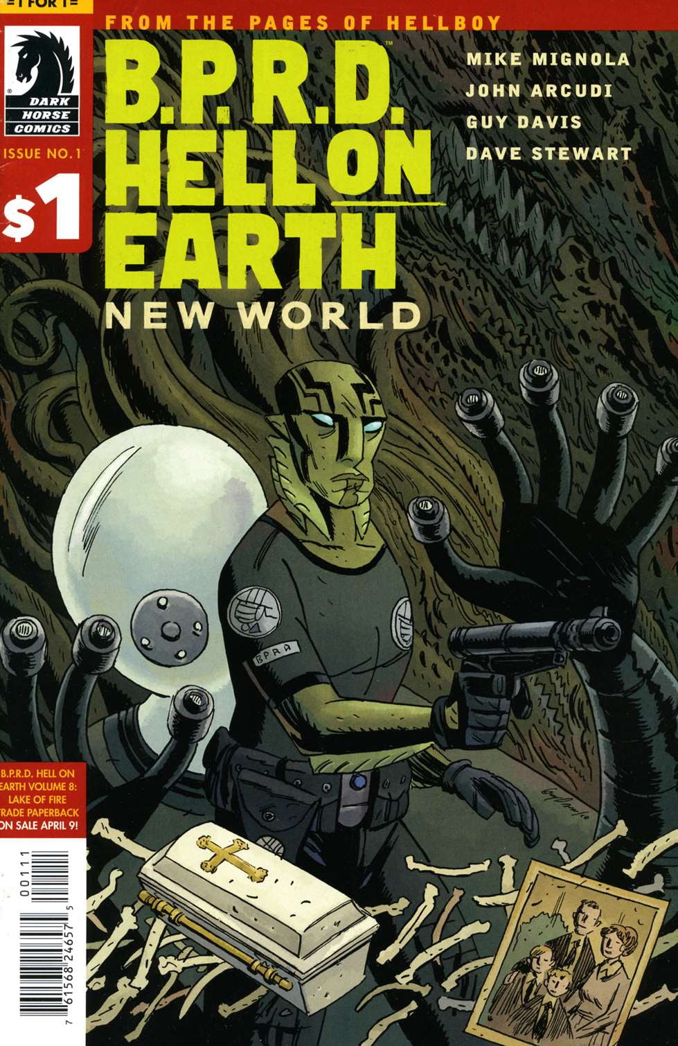 One For One: B.P.R.D. Hell On Earth: New World #1 VF ; Dark Horse Comic ...