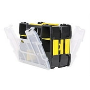 STANLEY Adjustable Compartment Box,Plastic,Black STST14027 - Walmart.com