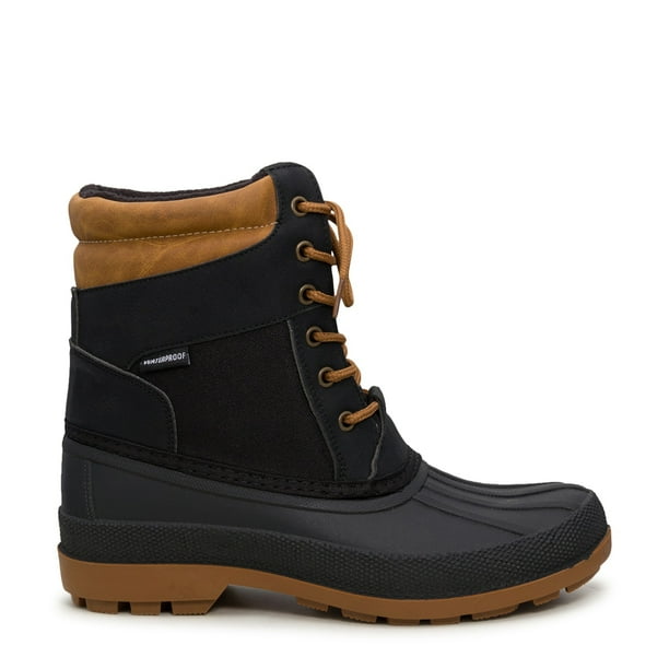 Elements Men's Waterproof Mid Lace Winter Commuter Boot - Walmart.ca