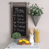 Stratton Home Decor Farmhouse Barn Door Wood Framed Chalkboard Wall ...